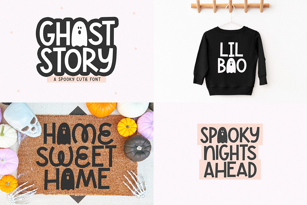 Spooky Halloween Font Bundle, a Handwritten Font by KA Designs