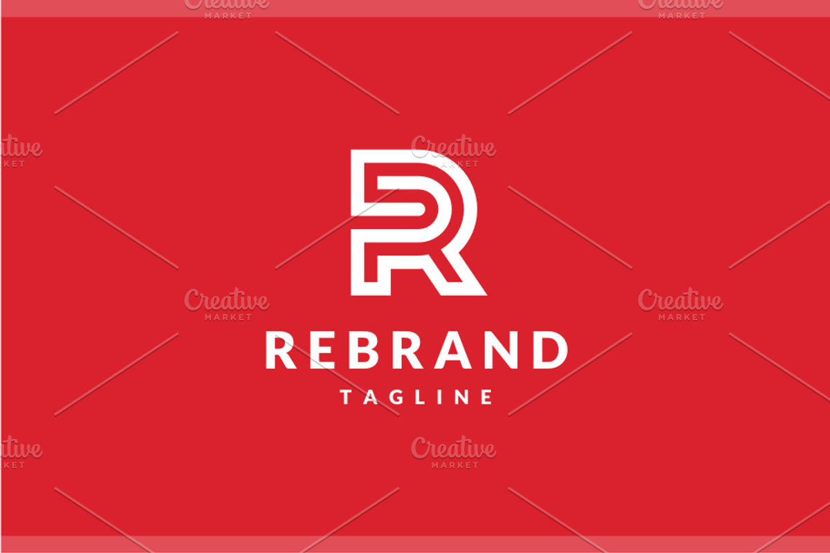 Rebrand - Letter R Logo, a Branding & Logo Template by yopie
