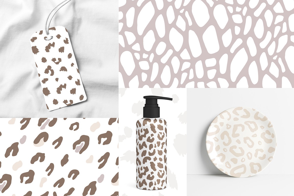 Wild Animal Print Seamless Patterns, a Pattern Graphic by Katrinelly