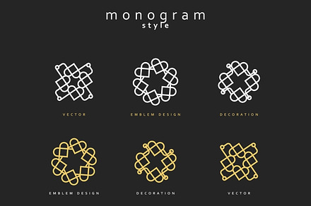 Design element. Emblem design, an Object Graphic by Vectorist