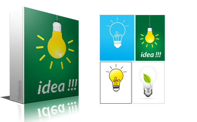 Creative Bulbs, a Work Illustration by TrueMitra Designs