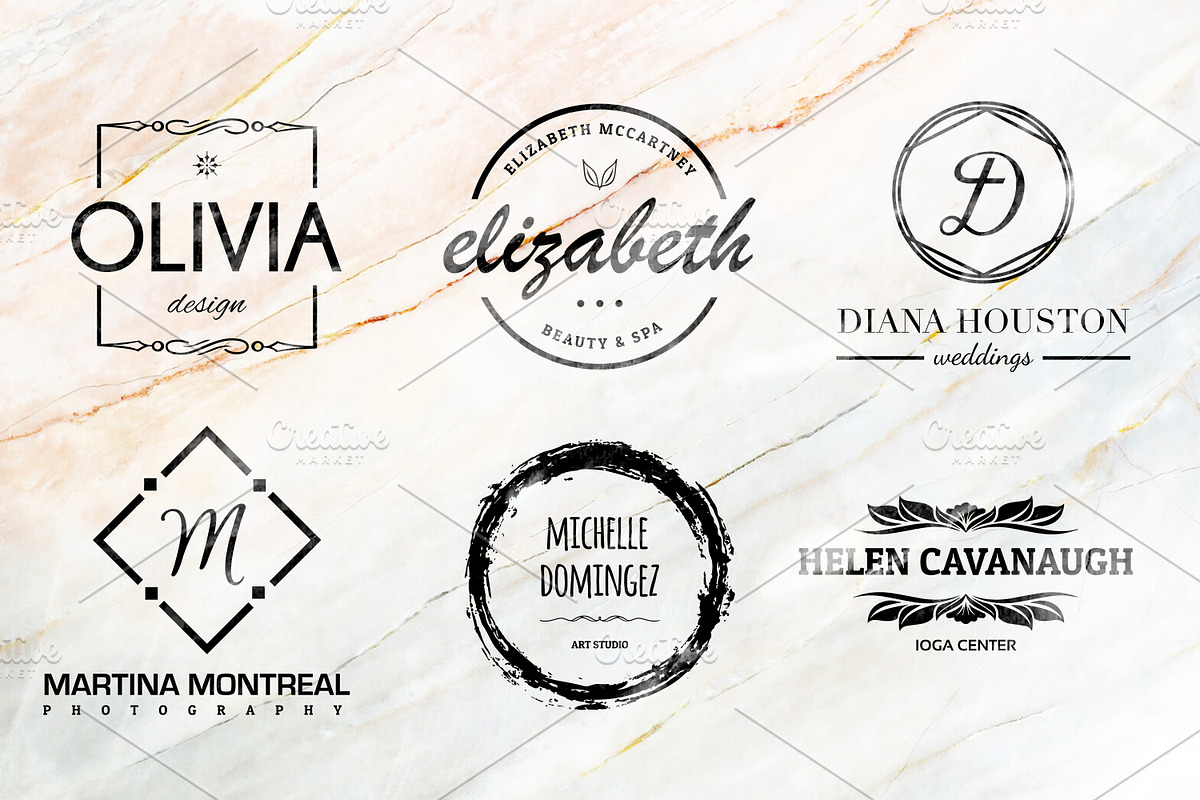 Donna - Logo Templates Pack Vol.1, a Branding & Logo Template by Carlos ...