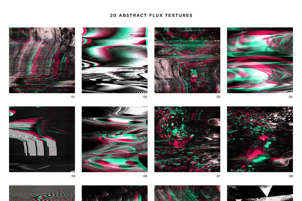 Flux Distortion Textures, a Texture Graphic by RuleByArt | Creative Market