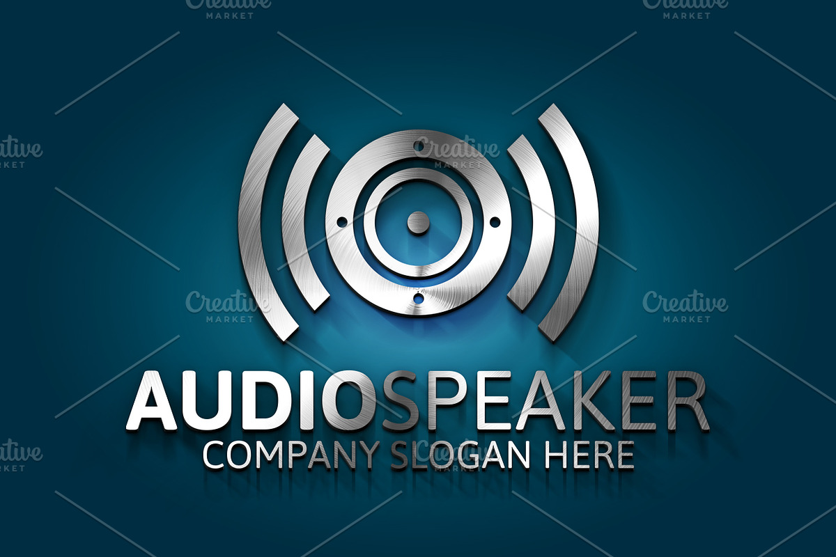 Speaker Logo, a Branding & Logo Template by Josuf Media