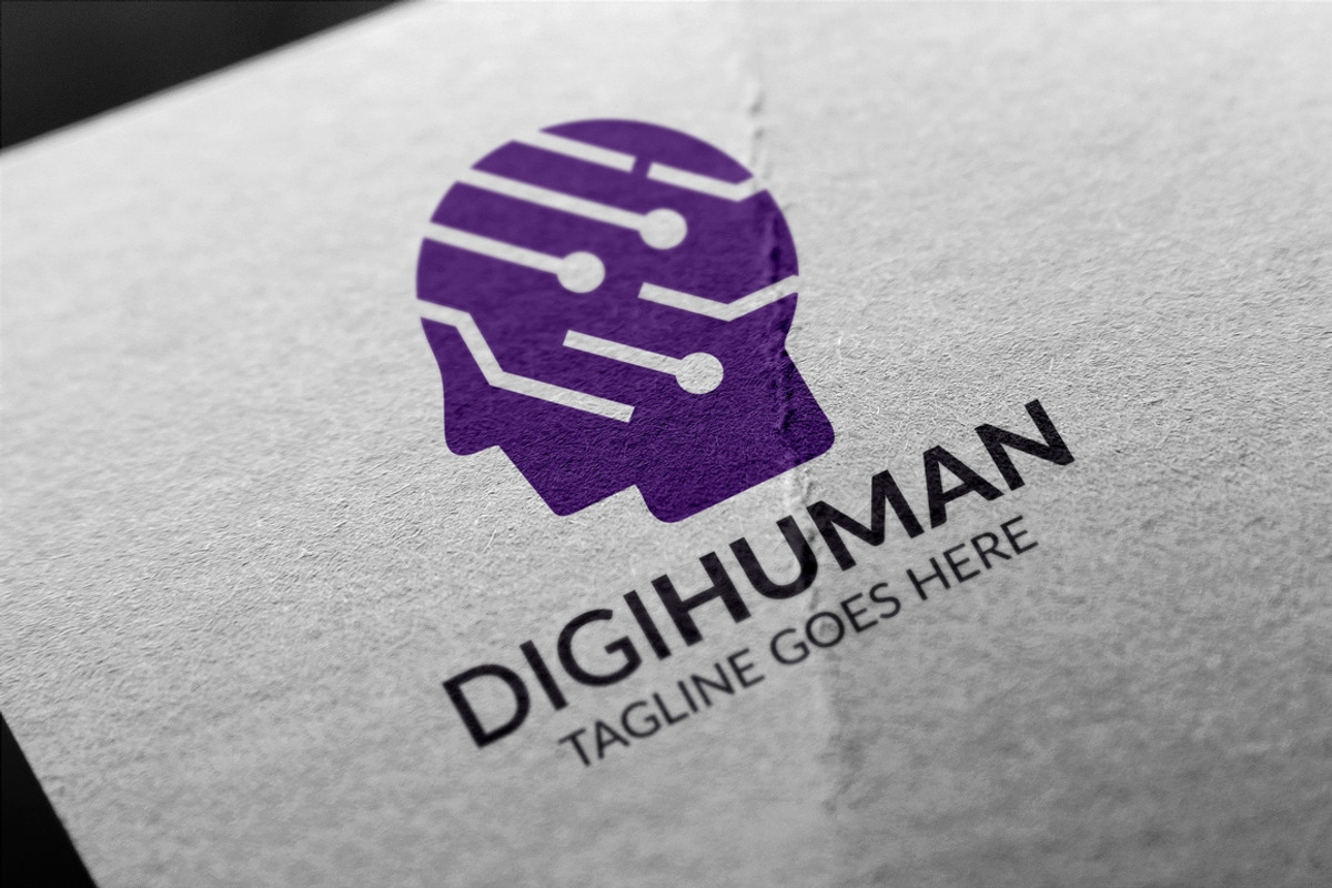 Digital Human Logo, a Branding & Logo Template by Design_Planet