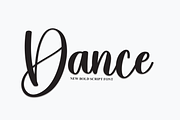 Dance | Script Font, a Script Font by Scratchones | Creative Market