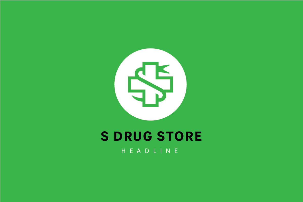 S drug store logo., a Branding & Logo Template by Anton Akhmatov ...