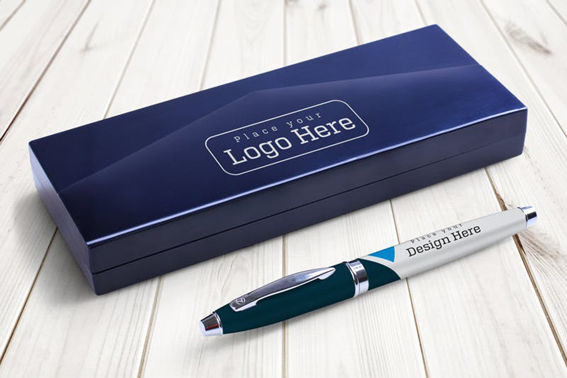 Pen Box Mock Up V.1, a Product Mockup by Qaleb Studio