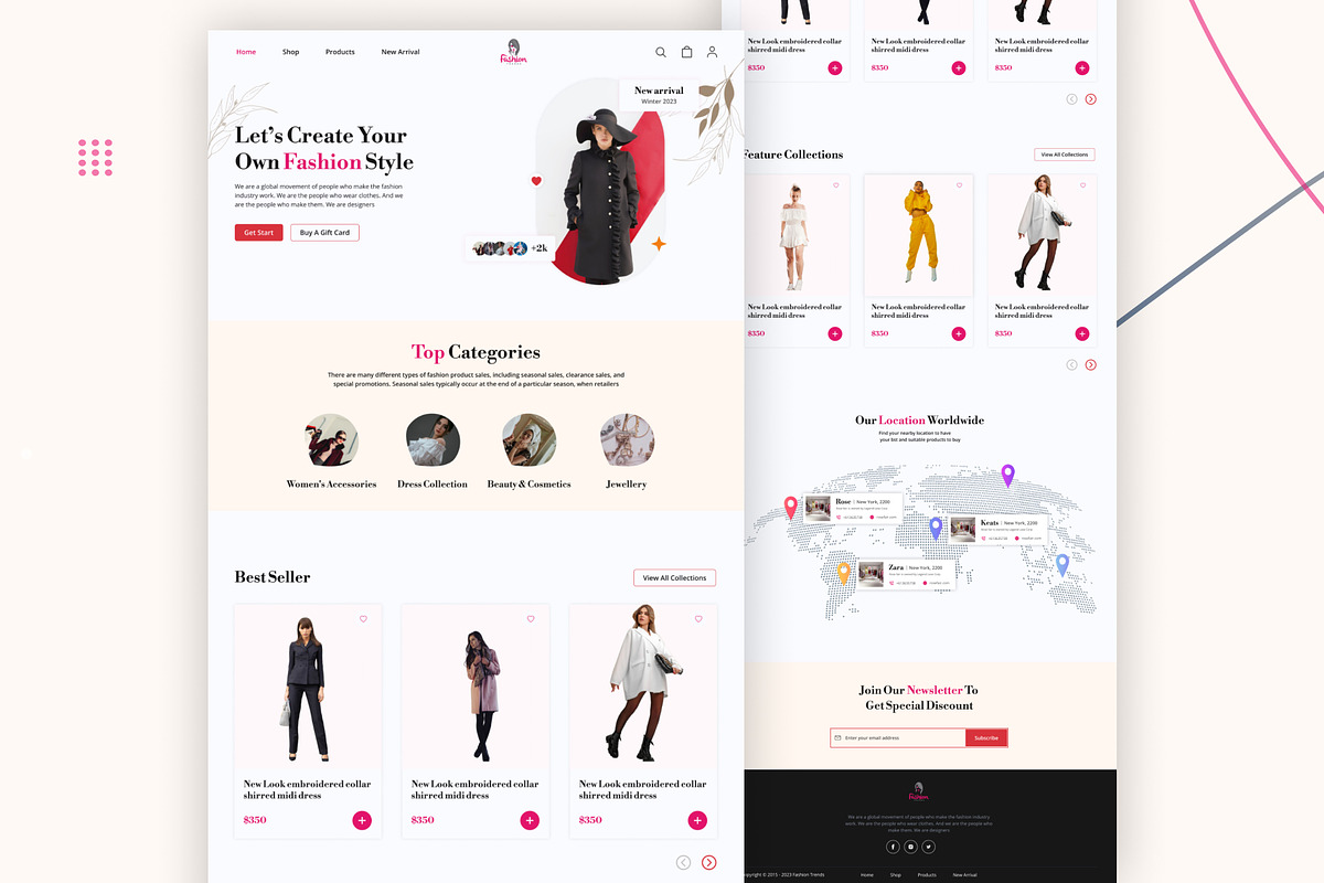 Ecommerce Landing Page Design