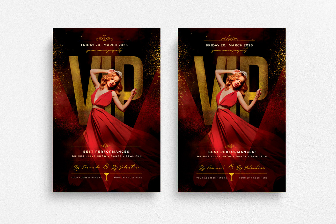 Vip Flyer Template, a Flyer Template by Touringxx Creative Studio ...