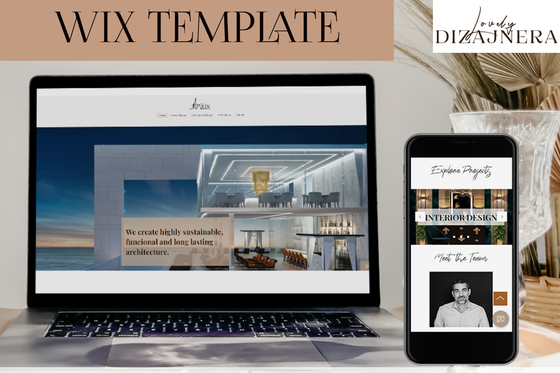 Wix Website Template Architect