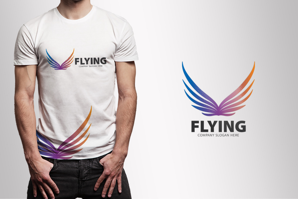 Flying Logo, a Branding & Logo Template by essegraphic