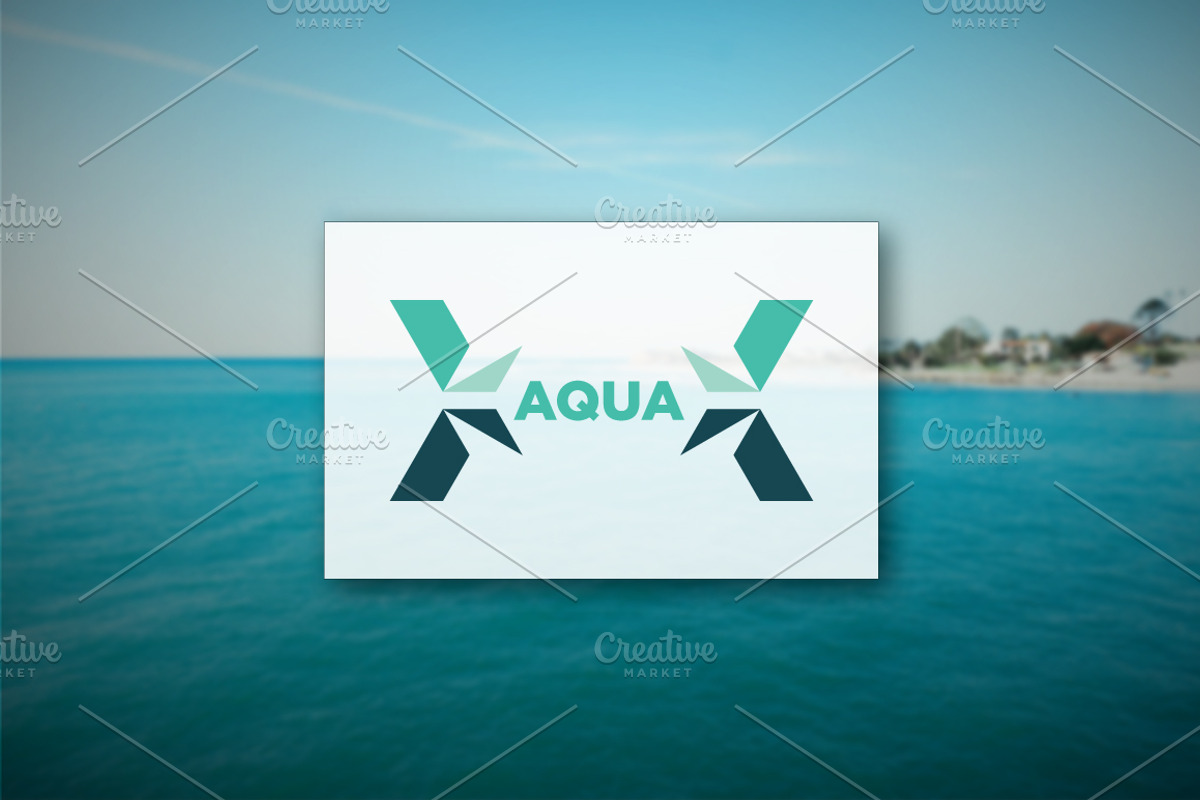 [68% off] Aqua - Logo Design, a Branding & Logo Template by Congruent ...