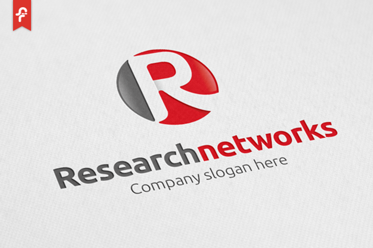 Research Networks Logo, a Branding & Logo Template by ft.studio