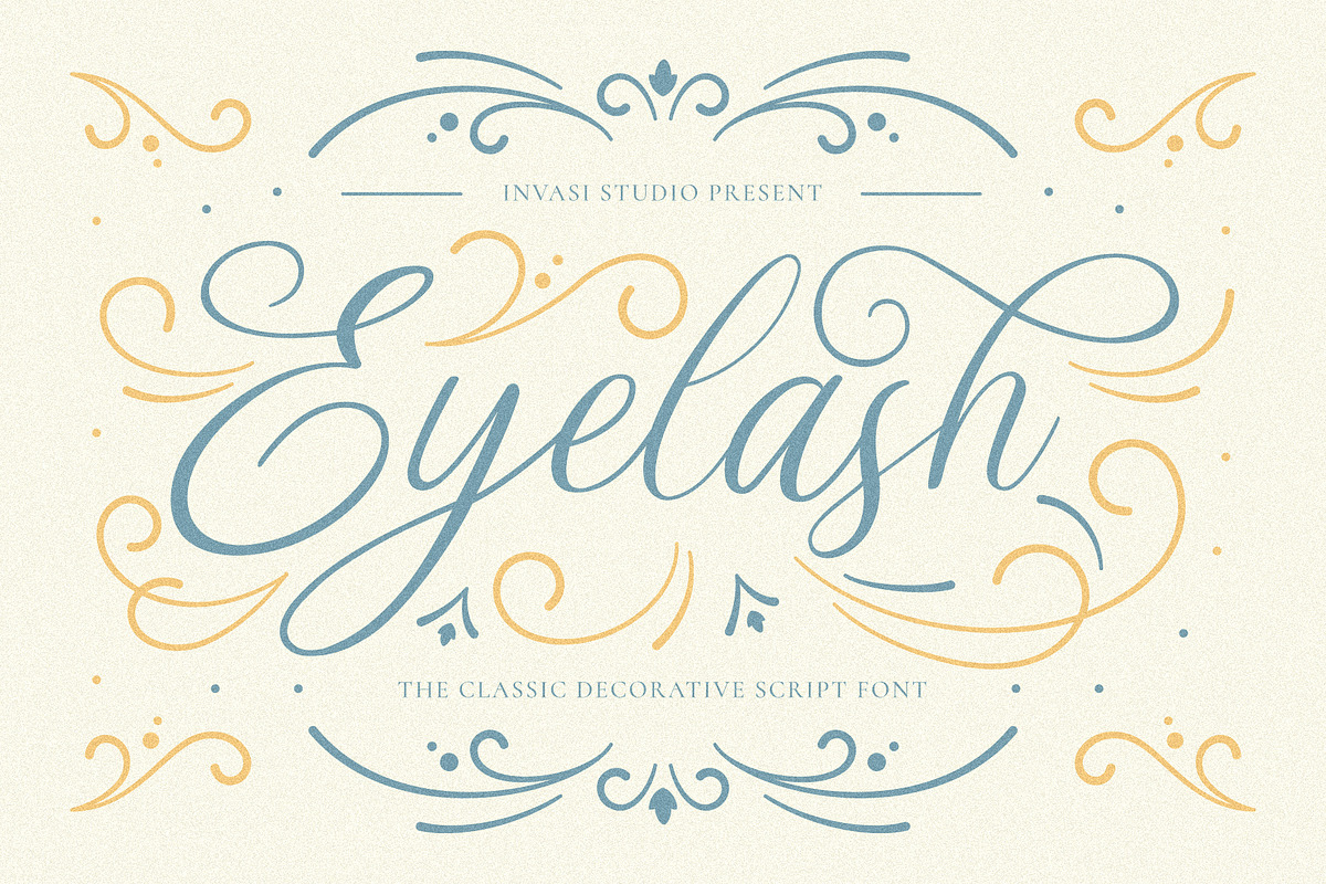 Eyelash - Decorative Script Font | decorative script, decorative script ...