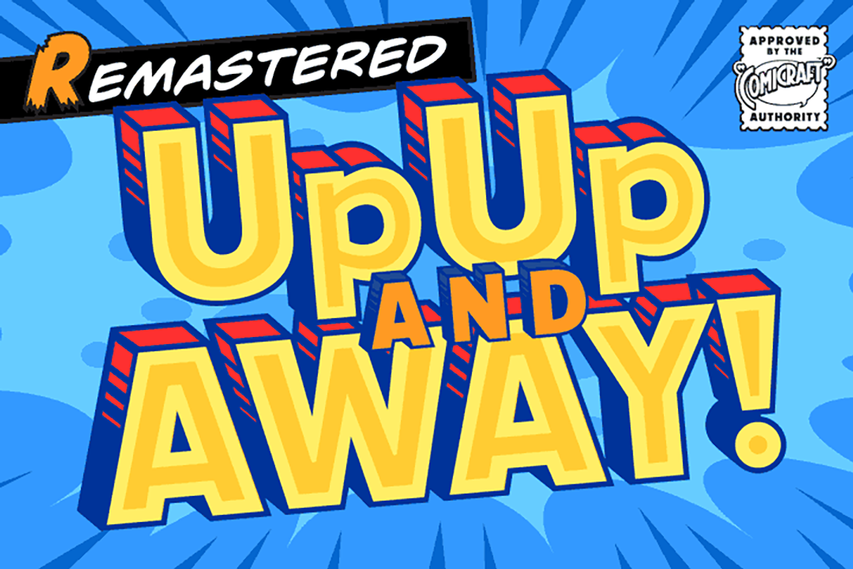 Up Up and Away, a Font by Comicraft Fonts | Creative Market