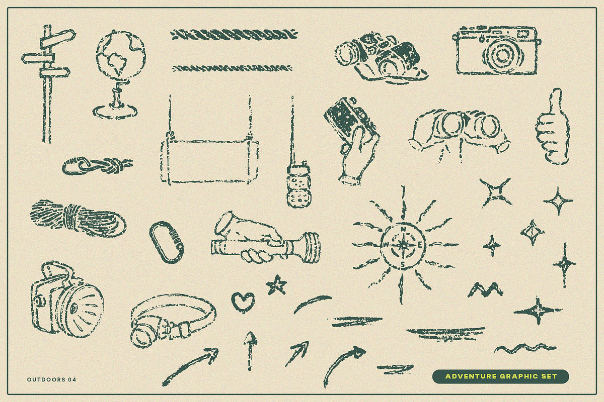 Adventure Graphic Set, a Graphic by Refolve Design