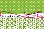 Peppermint Paper Pack, a Pattern Graphic by InkBite Designs