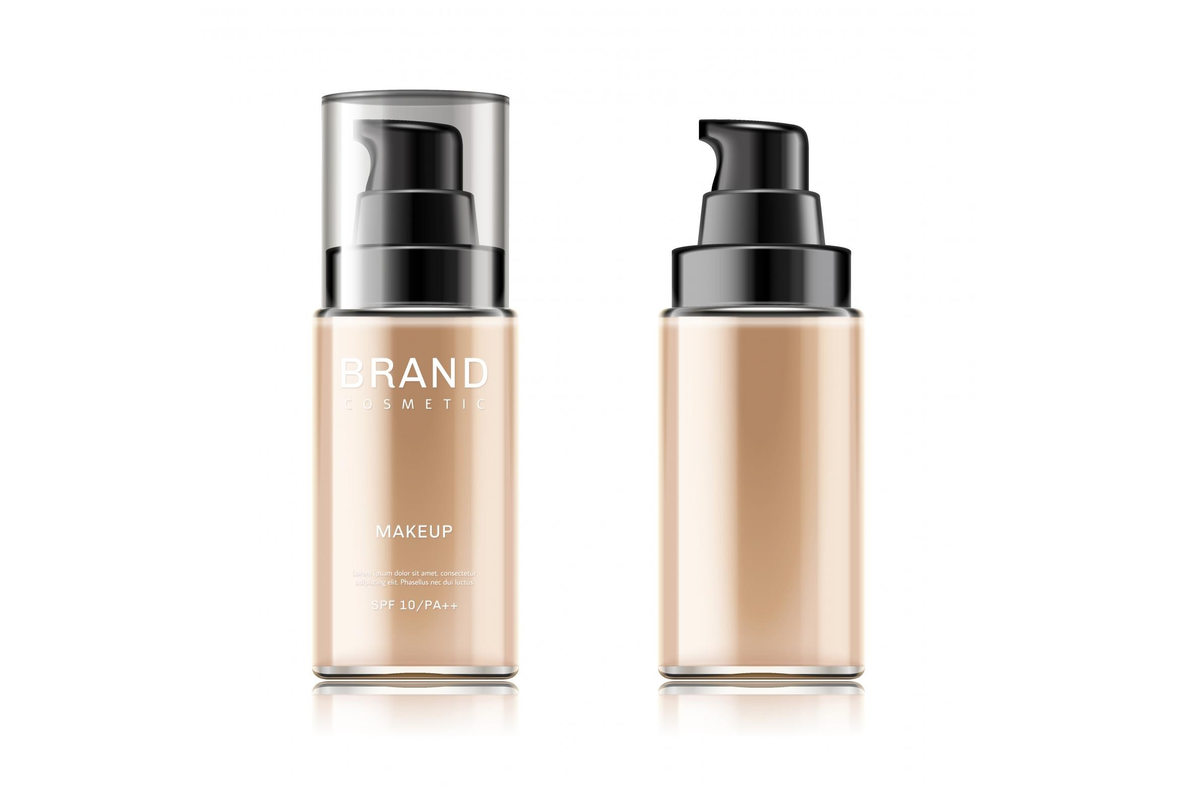 Foundation container mockup | Object Illustrations ~ Creative Market