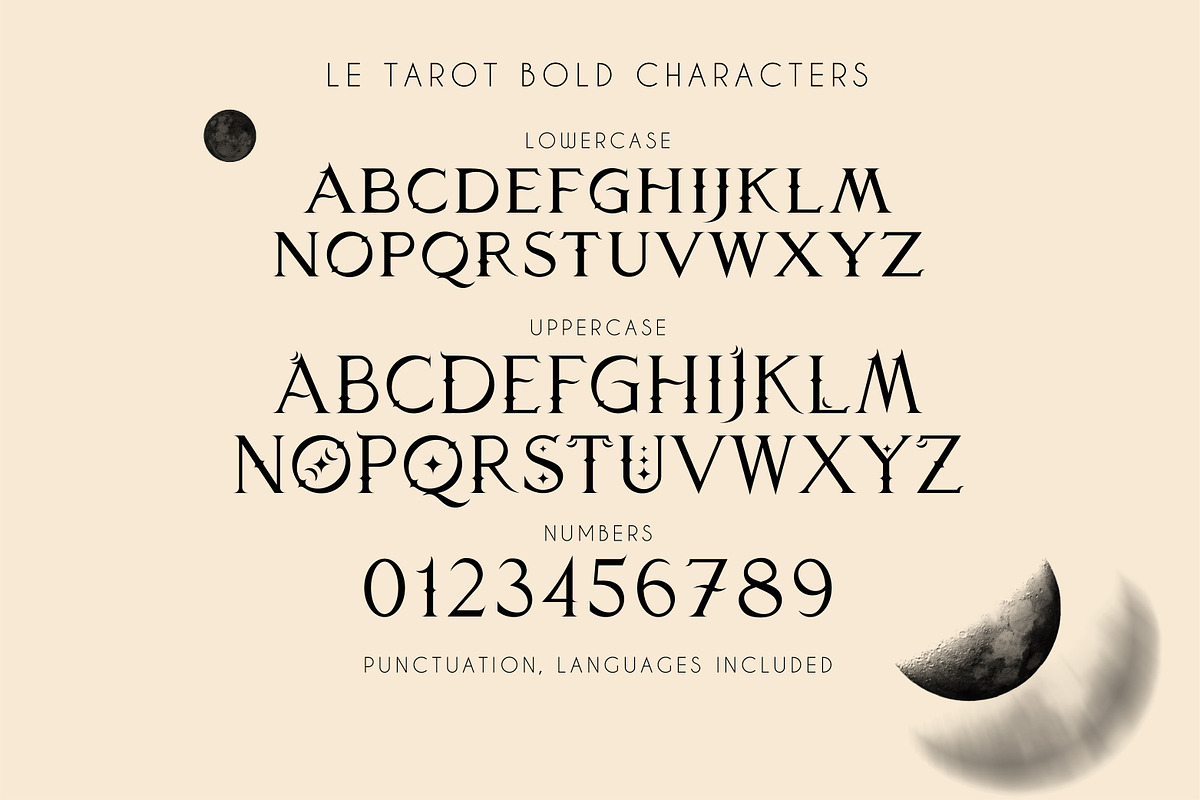 Le Tarot Bold - Celestial Serif Font, a Serif Font by Struvictory.art