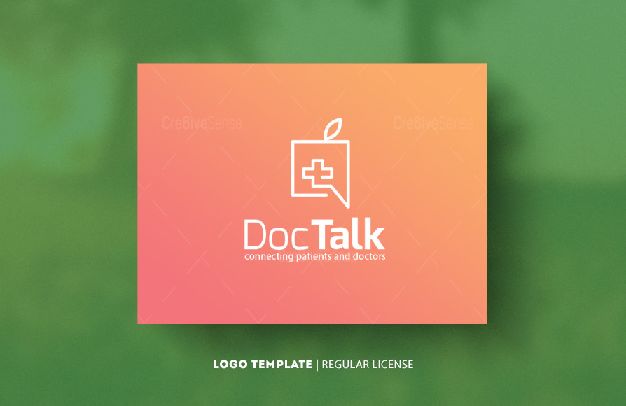 DocTalk, a Branding & Logo Template by Cre8iveSense