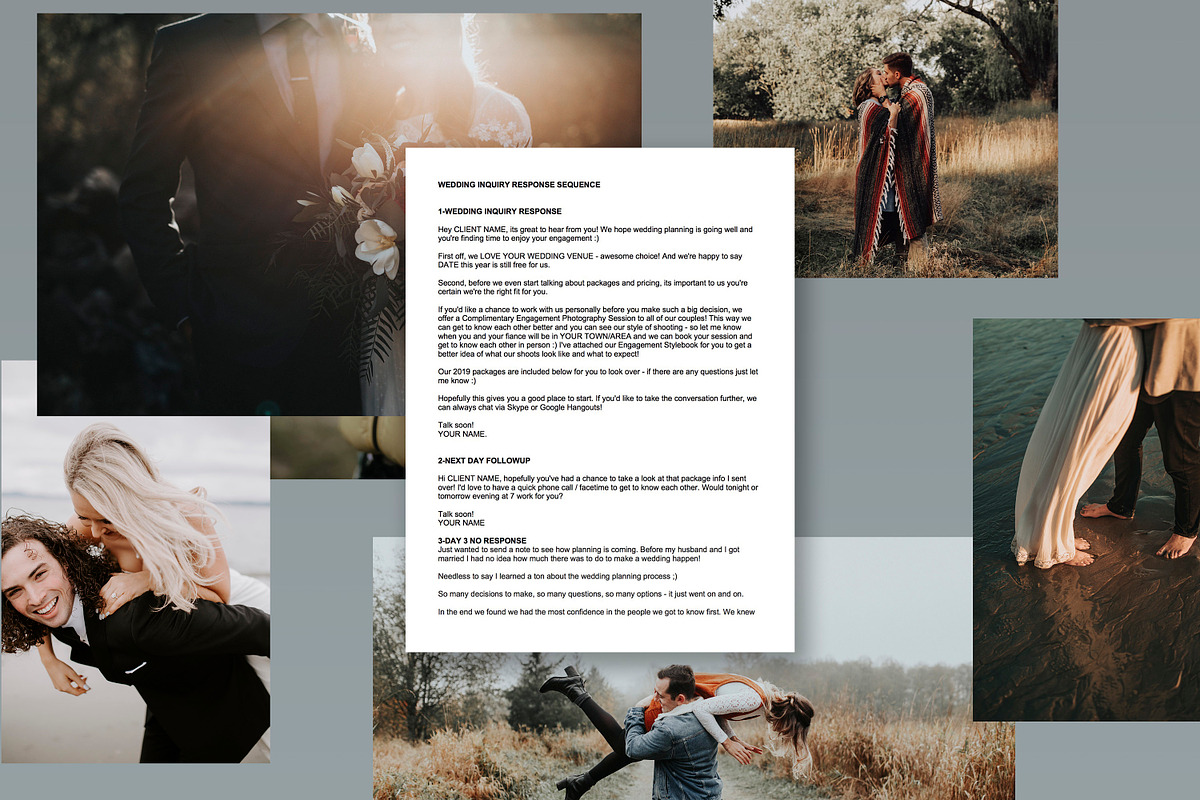 Photographer Email Templates, a Marketing Template by Signature Edits