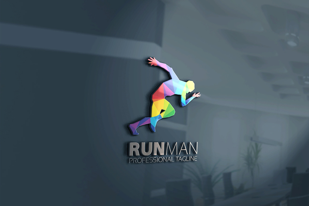 Running Man Logo, a Branding & Logo Template by essegraphic