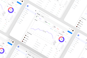 Customer Dashboard UI Kit, an UI Kit Template by iDoodle Studio