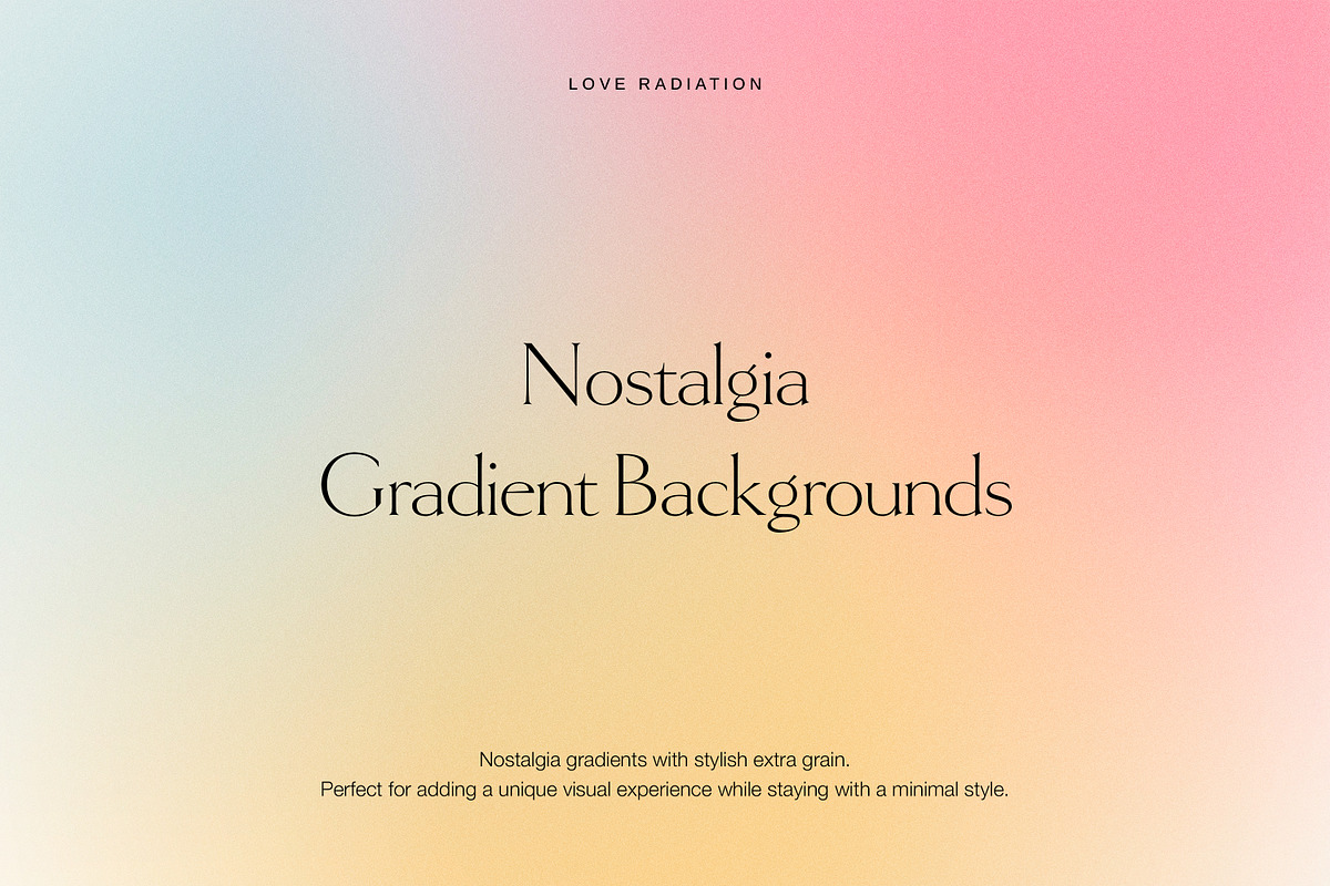 Nostalgia Gradient Backgrounds PSD, an Object Graphic by Love Radiation ...