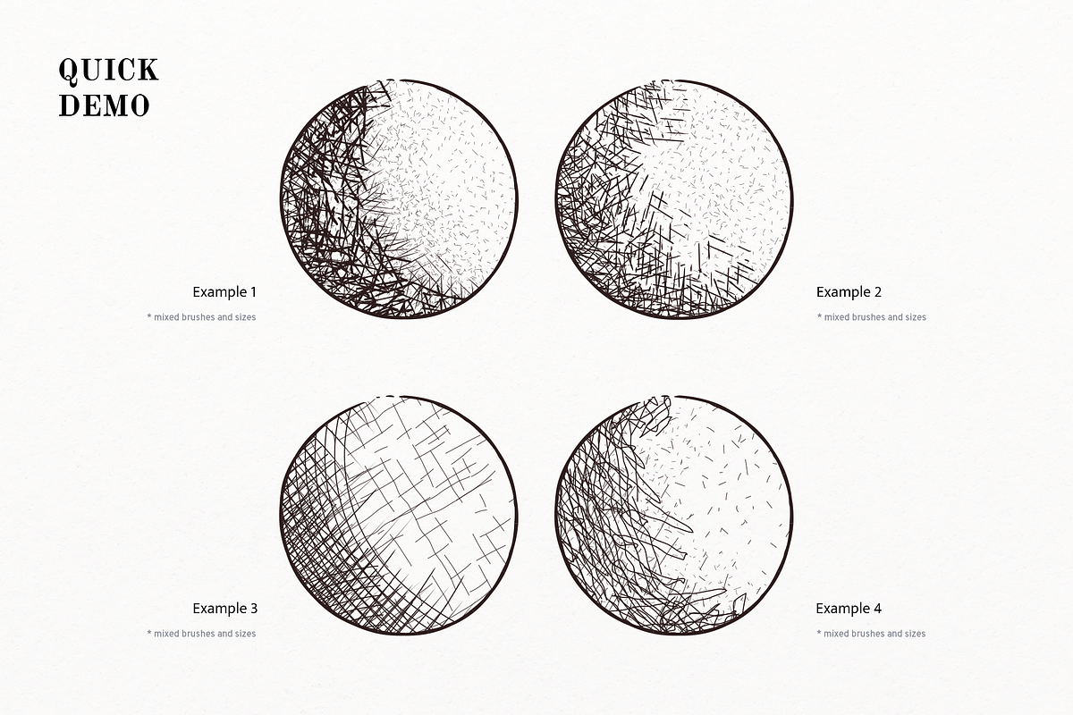 Cross-Hatch Brushes for Illustrator, a Brush Add-On by Jinro