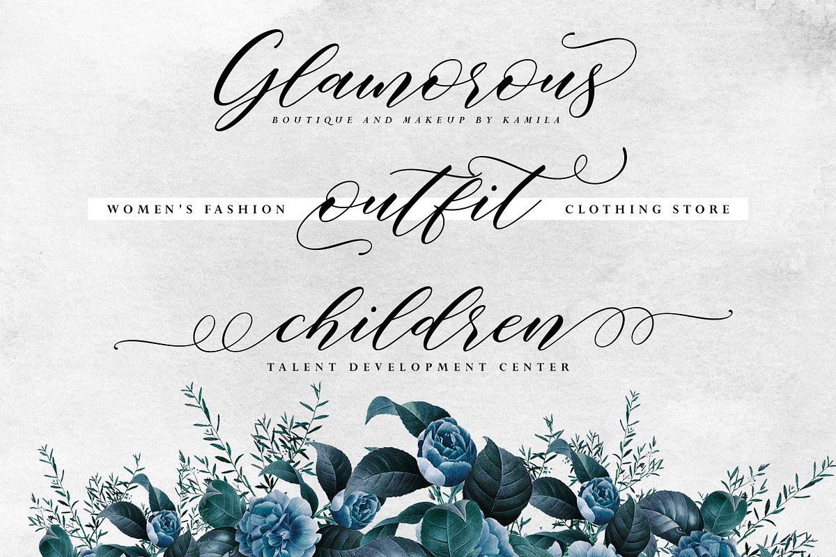 Matilha Calligraphy Modern, a Script Font by FadeLine Studio