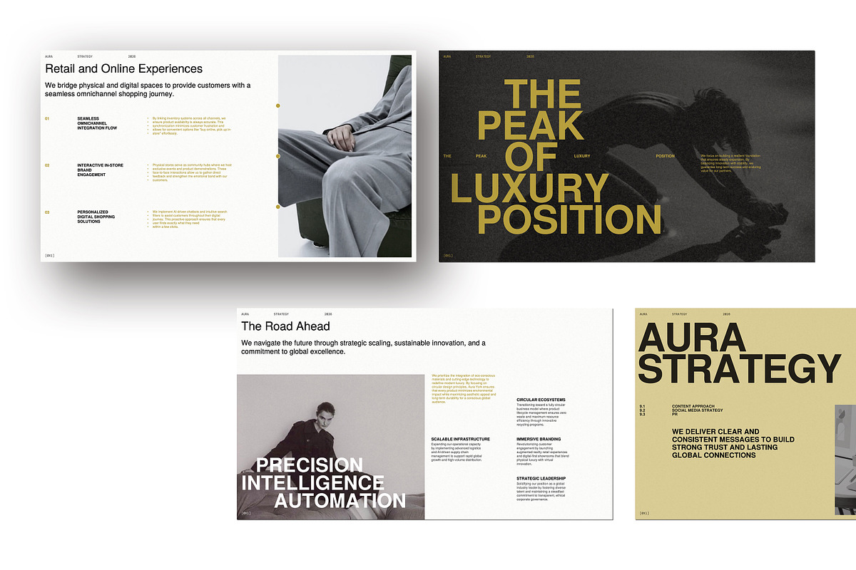 Brand Strategy Presentation | AURA, a Presentation Template by ...