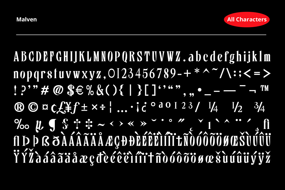 Malven - Solid Serif Font, a Serif Font by Craft Supply Co.