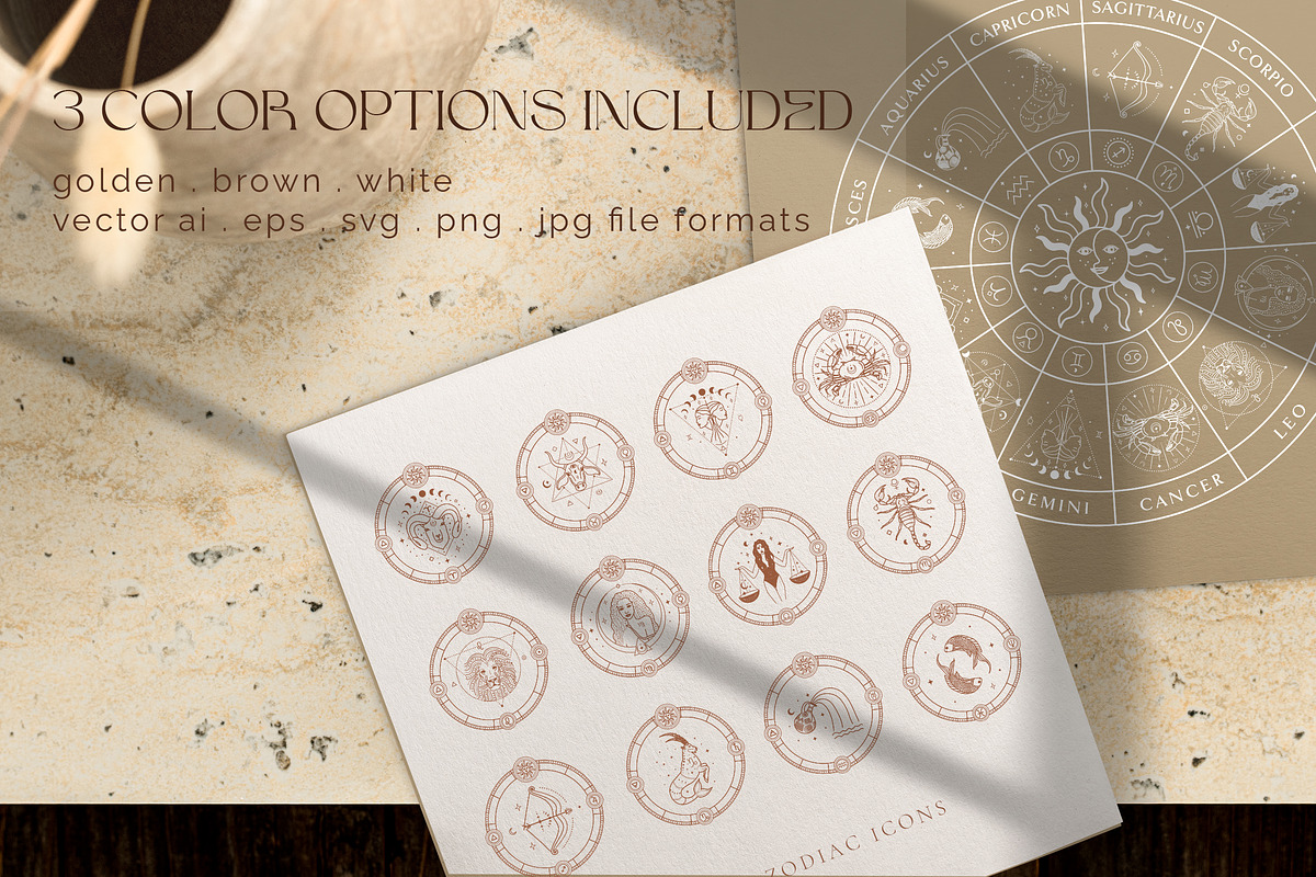 Zodiac Signs Horoscope Illustrations, a Graphic by Olya Creative