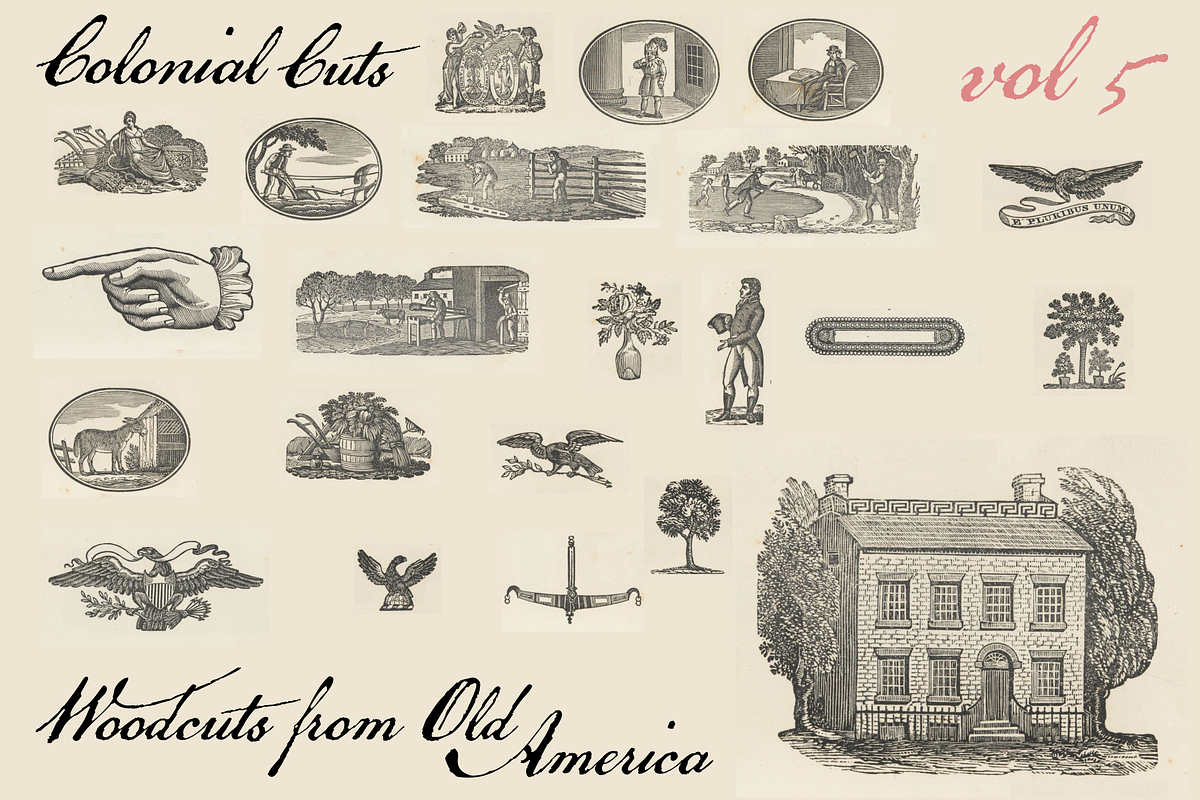 Colonial Cuts Vol 5, an Object Graphic by Intellecta Design | Creative ...