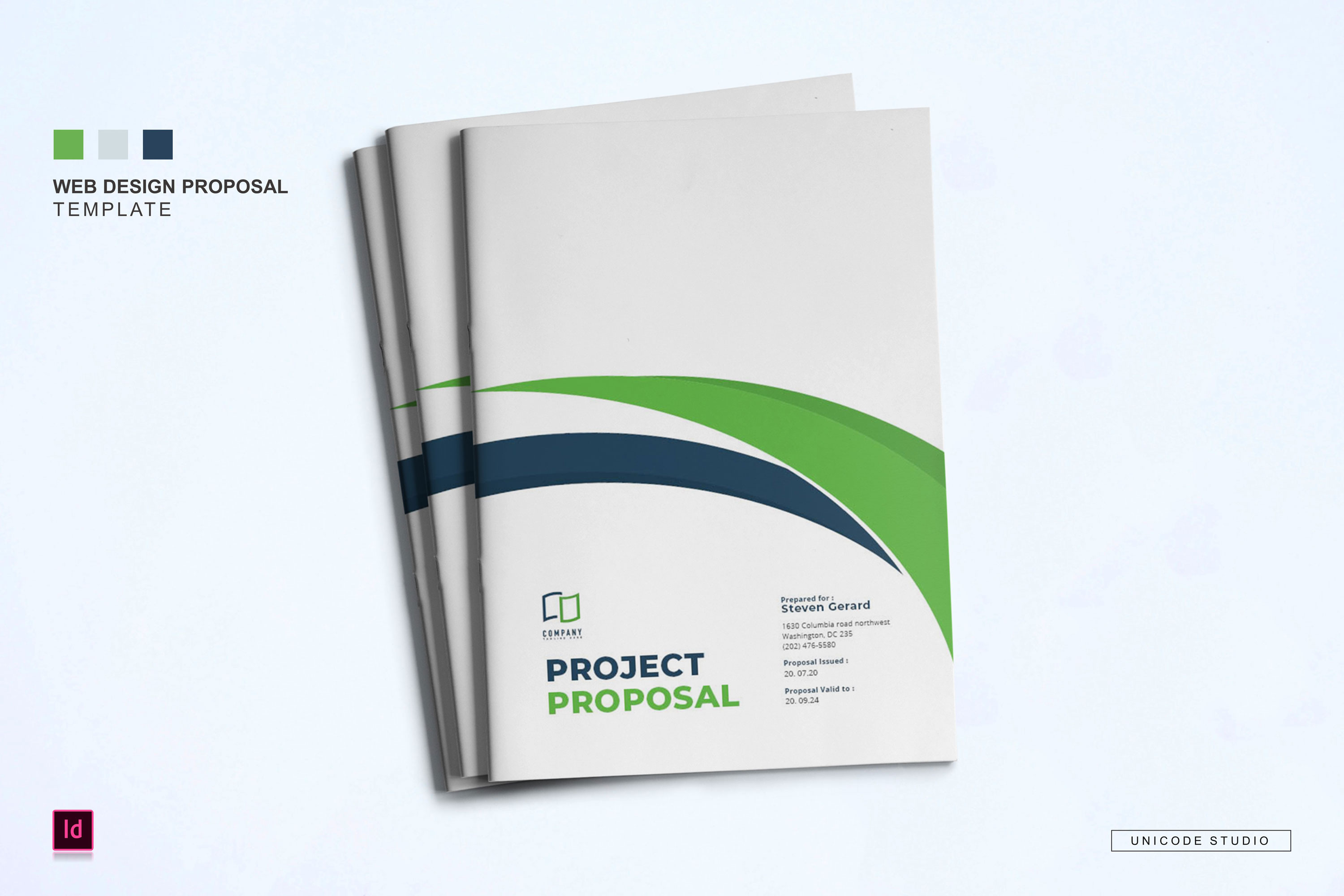 Proposal Template, a Brochure Template by UnicodeID