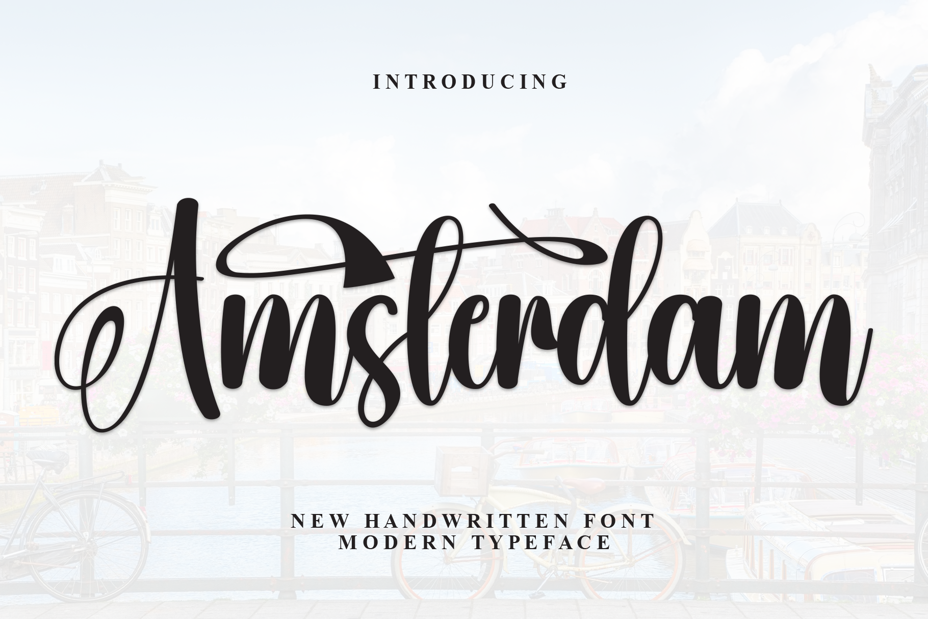 Amsterdam | Script Font, a Handwriting Font by Scratchones