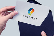 Prizma P Logo, a Branding & Logo Template by legendshop