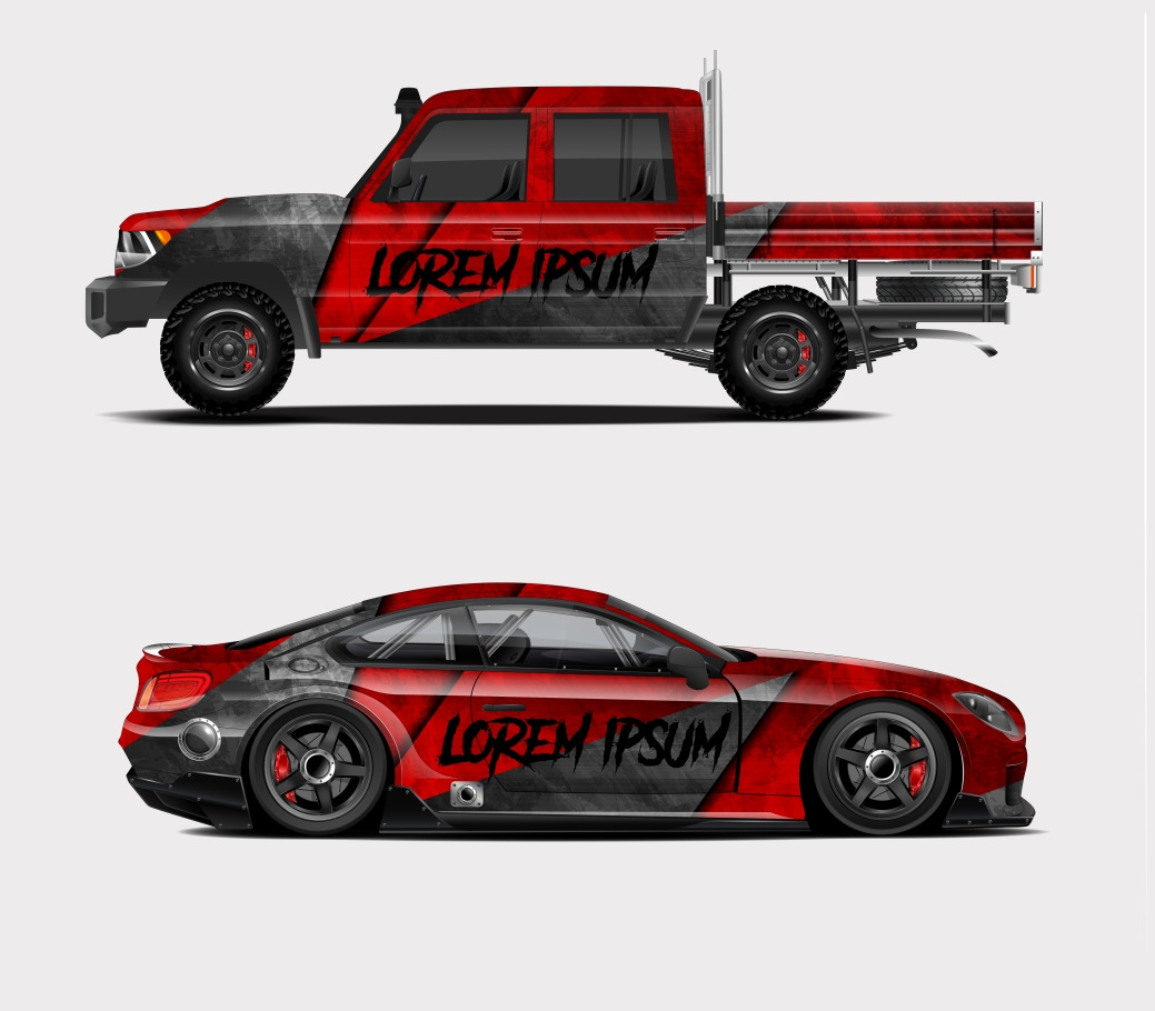 car livery vector design vehicle, a Transportation Illustration by Car ...