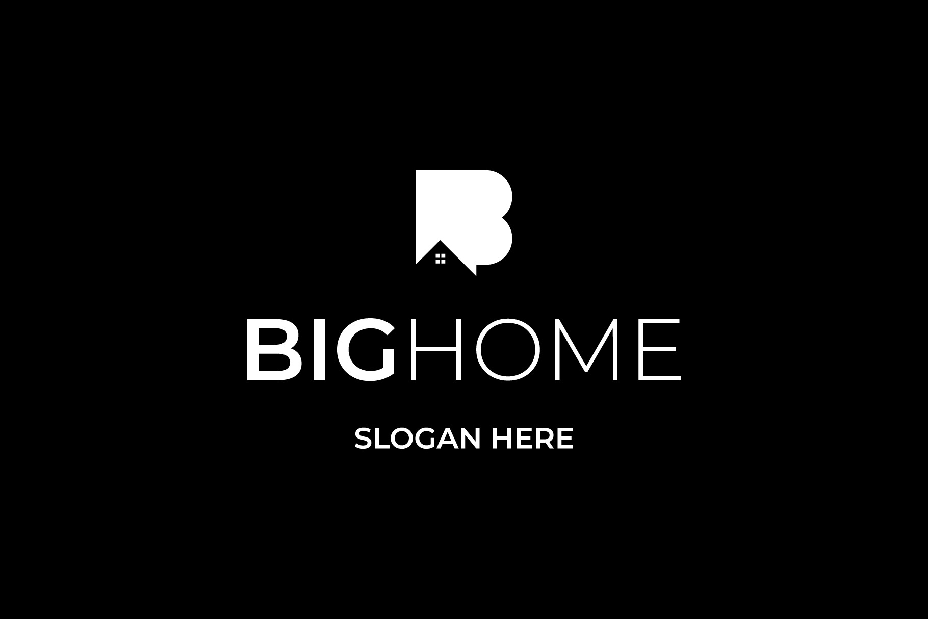 B letter and home logo, a Branding & Logo Template by cdecde