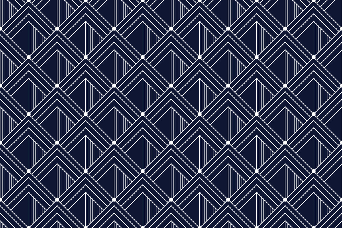 3D Geometric Line Seamless Pattern, a Pattern Graphic by Mightyfire