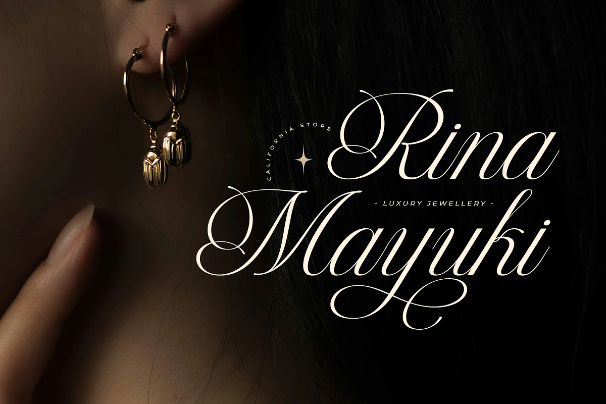 Kaelyna Script - Modern Cursive Font