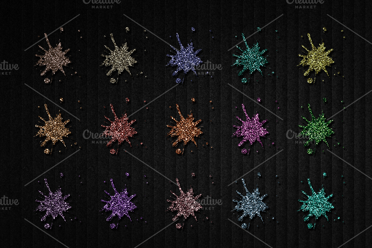 30 Glitter Patterns, a Pattern Graphic by Orange Fox