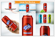Can Mockup 500 ml, a Product Mockup by Plus Media