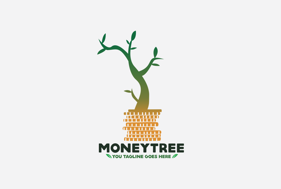 Money Tree Logo, a Branding & Logo Template by Brandlogo