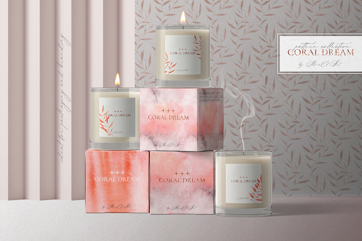 Watercolor & Copper Patterns