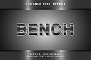 bench text effect editable, a Plug-in Add-On by rio_tj