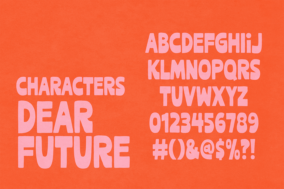 DEAR FUTURE | COOL SANS