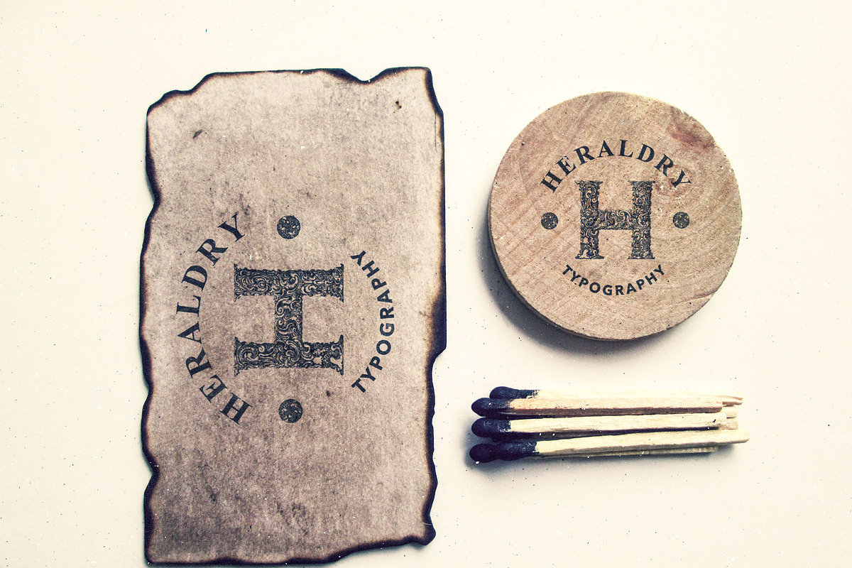 HERALDRY - Typography Set, a Symbol Font by AndrewPixel