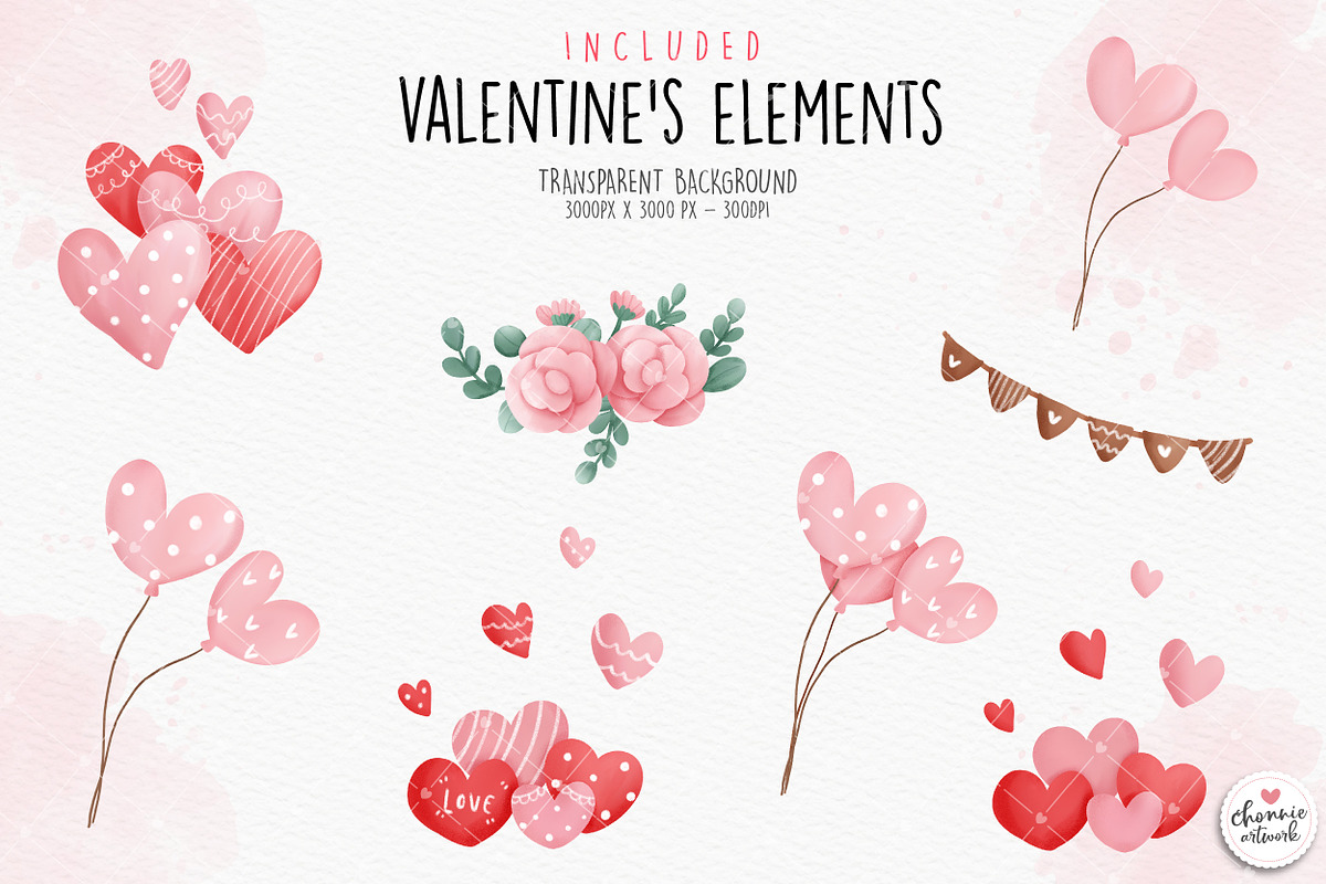 Valentine's Vehicles clipart, a Transportation Illustration by ...